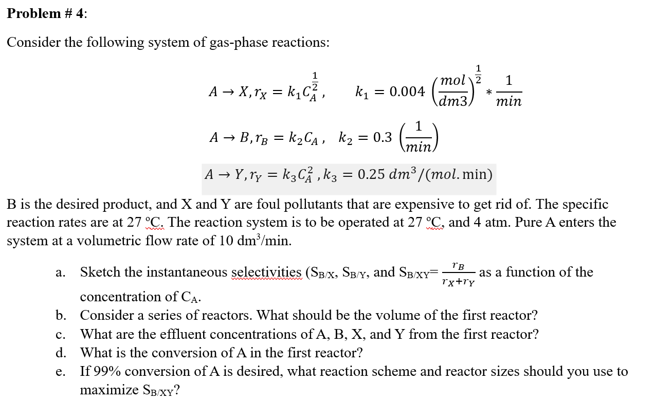 Solved Problem # 4:Consider the following system of | Chegg.com