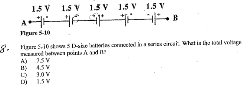 Solved Figure 5+10 shows 5D-size batteries connected in a | Chegg.com