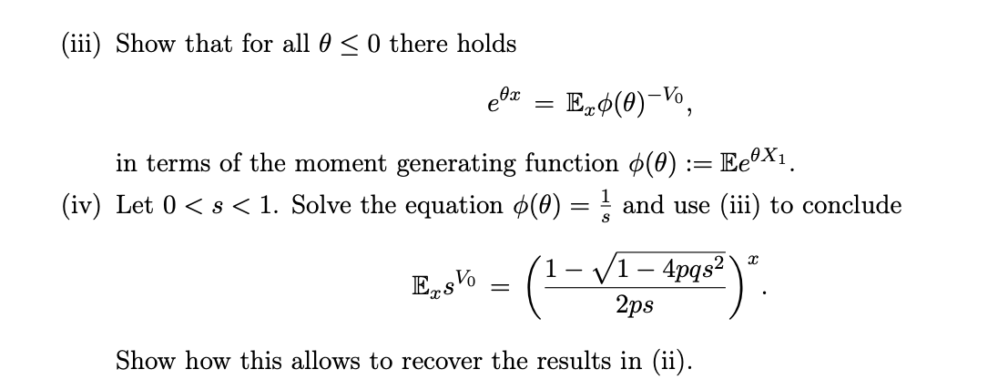 Exercise 4. Let X1, X2, ... be iid random variables | Chegg.com