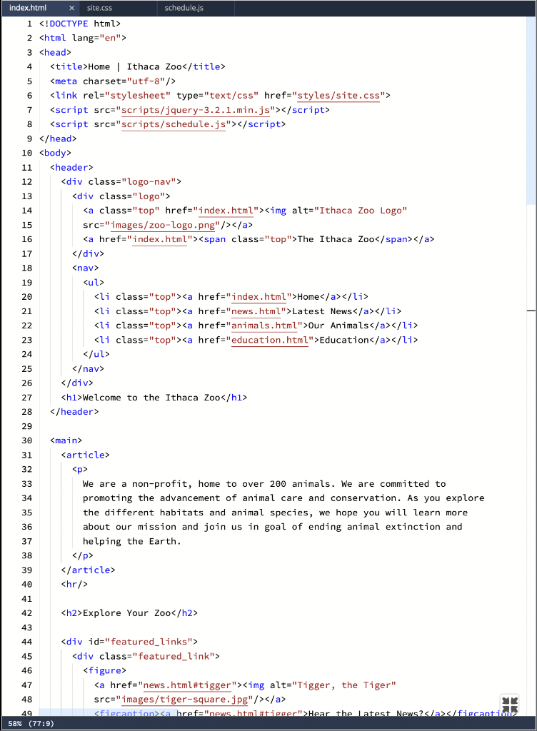 First image shows the code that needs to be fixed, | Chegg.com