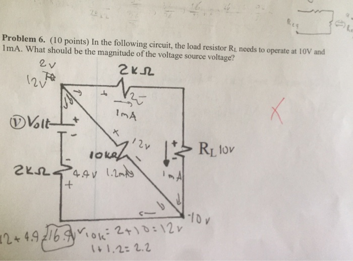 Solved In the following circuit, the load resistor R_L needs | Chegg.com