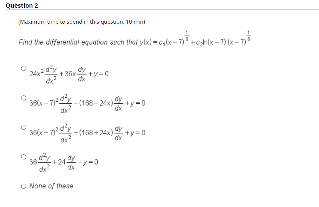 Solved Question 2 (Maximum time to spend in this question: | Chegg.com