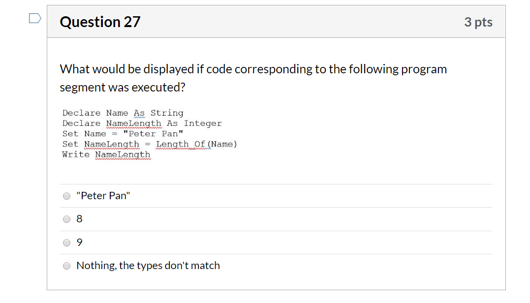 Solved Question 36 3 pts Python question: One way to deal | Chegg.com