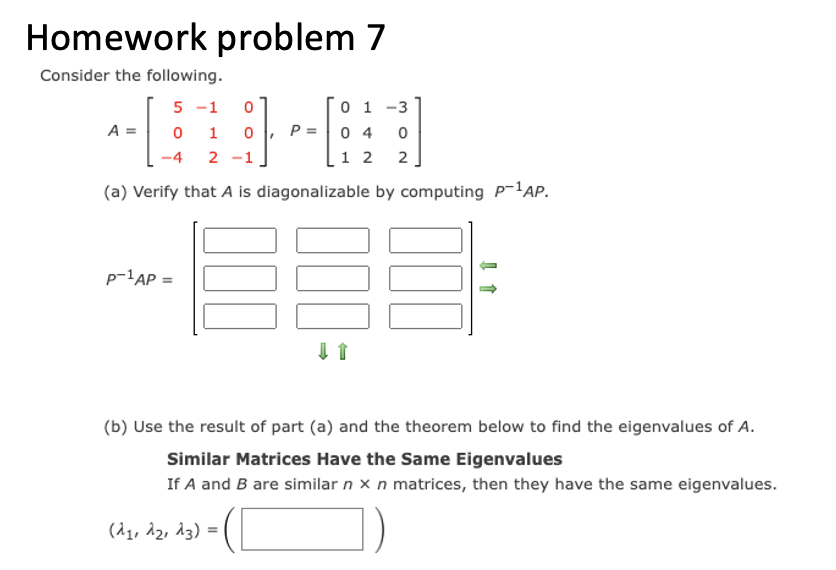 Solved Homework problem 7 Consider the following. | Chegg.com