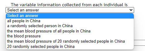 Solved Question 1 The WHO MONICA Project collected systolic | Chegg.com