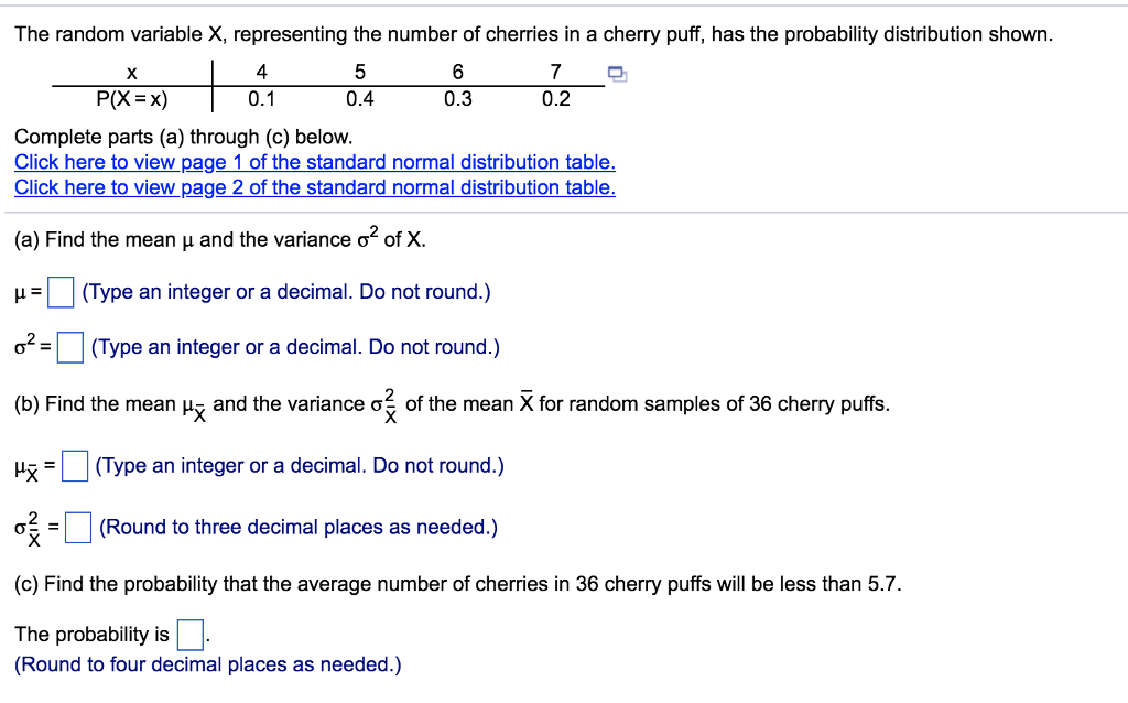 Solved The random variable X, representing the number of | Chegg.com