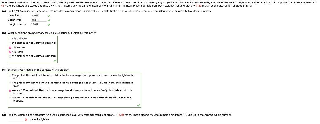 Solved Find the sample size necessary for a 99% confidence | Chegg.com