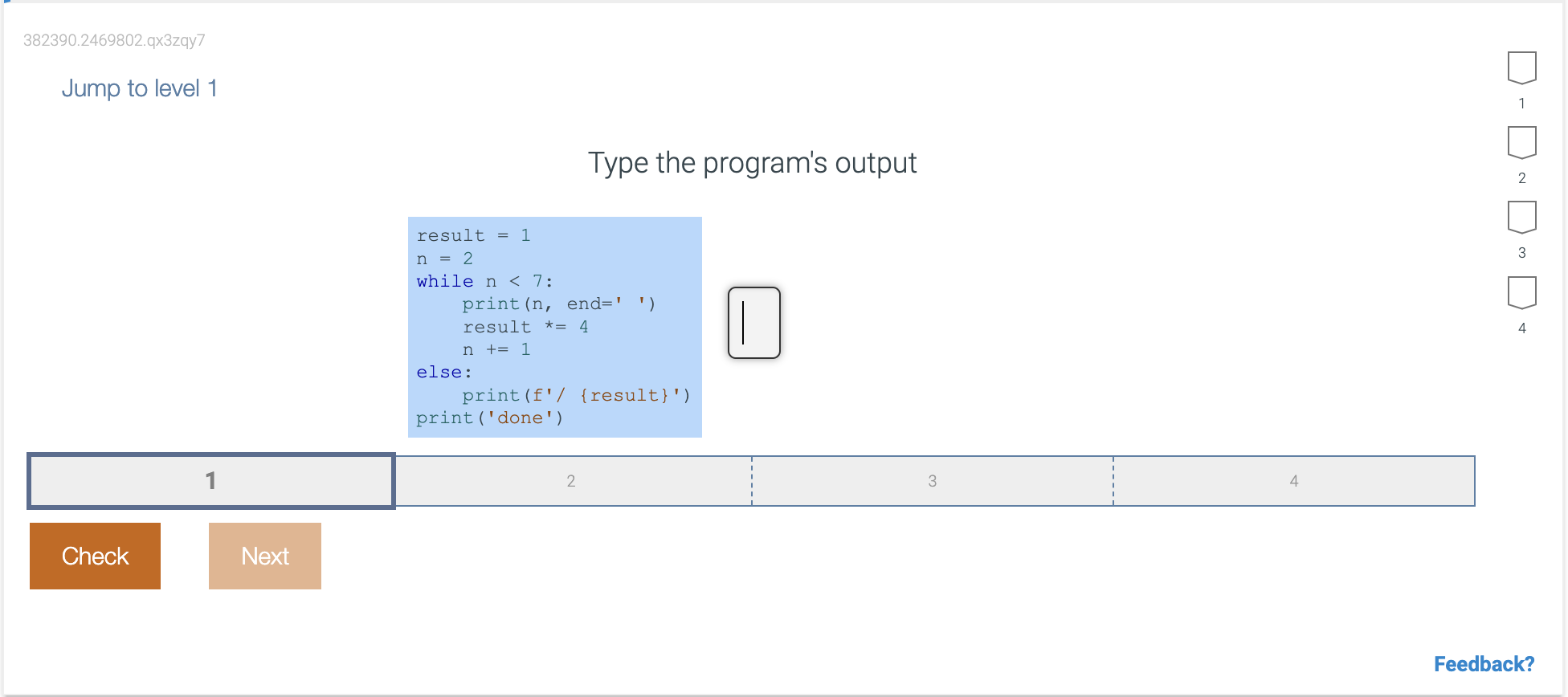 Solved 382390.2469802.qx3zqy7 Jump to level 1 1 Type the | Chegg.com