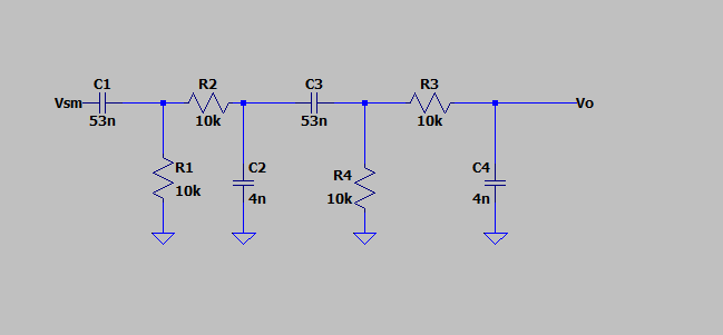 Solved I am trying to design this to be a bandpass filter. | Chegg.com