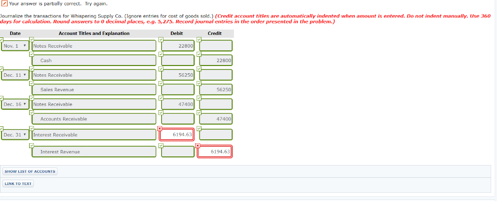 Solved Your Answer Is Partially Correct Try Again