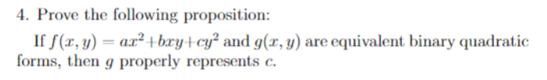 Solved 4. Prove the following proposition: If | Chegg.com