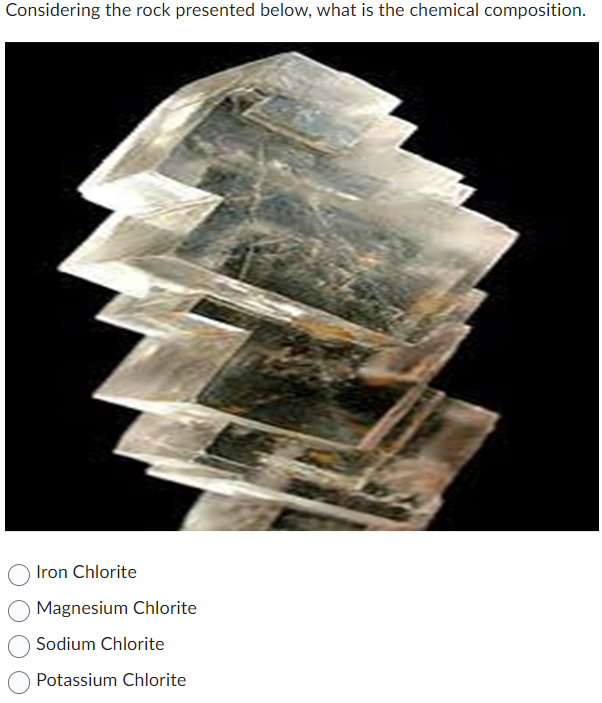 Solved Considering the rock presented below, what is the | Chegg.com