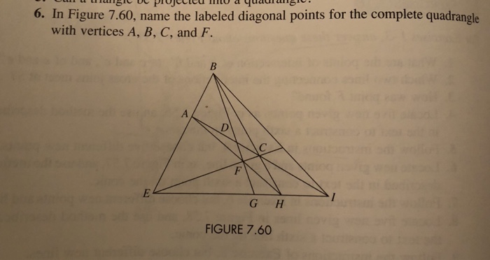 Solved 6. In Figure 7.60, name the labeled diagonal points | Chegg.com