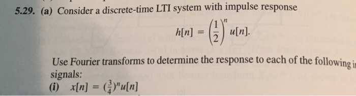 Solved Consider a discrete-time LTI system with impulse | Chegg.com