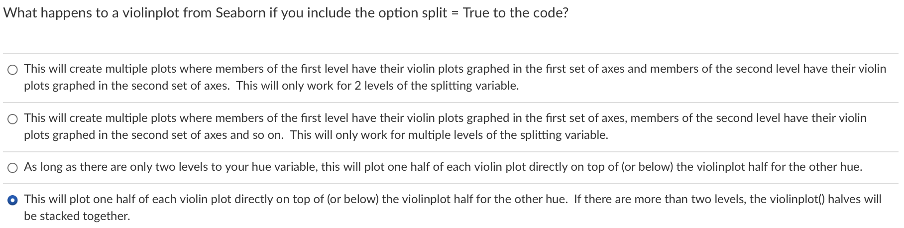 Solved If We Add The Option To An Appropriate Seaborn Plot 