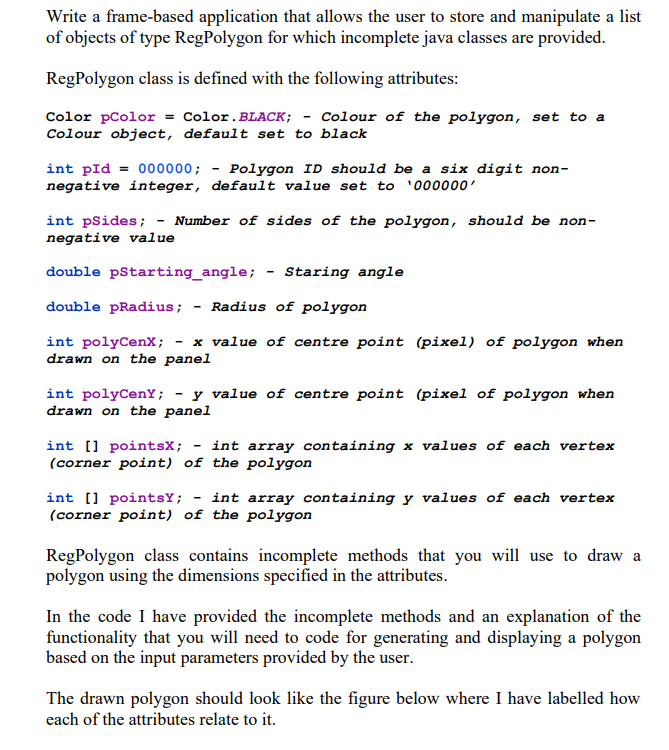 Solved Write a frame-based application that allows the user | Chegg.com