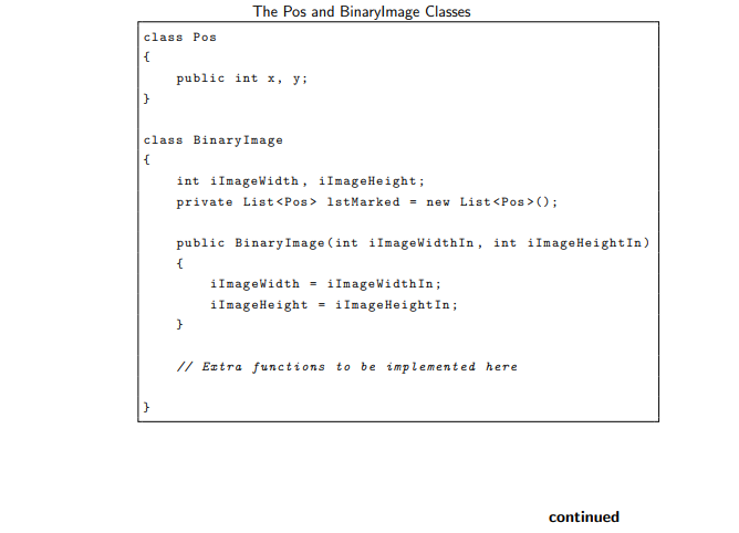 Solved Question 4 Binary images are images where pixels are | Chegg.com