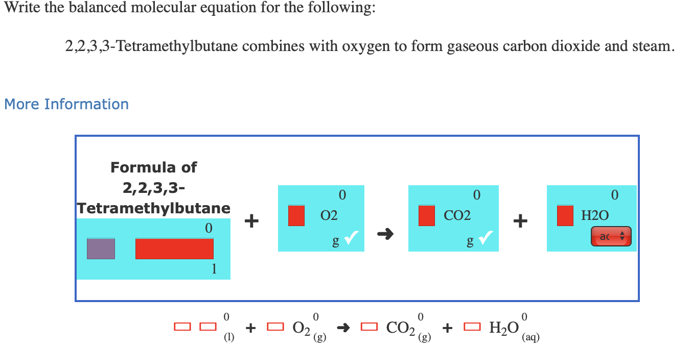 Solved Write the balanced molecular equation for the | Chegg.com
