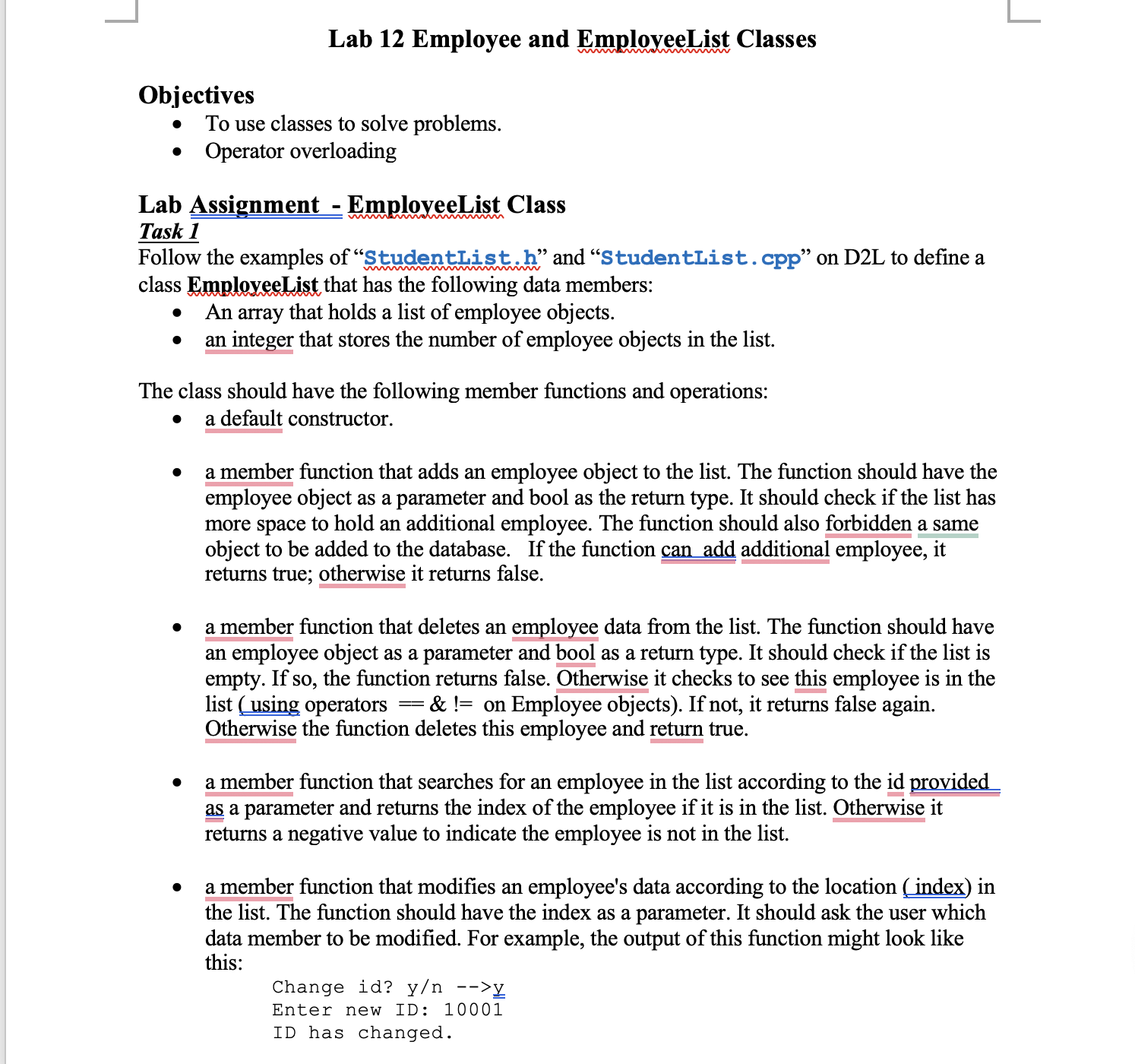 Solved Objectives - To use classes to solve problems. - | Chegg.com