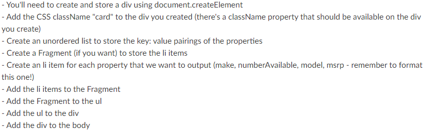 Solved - You'll need to create and store a div using | Chegg.com