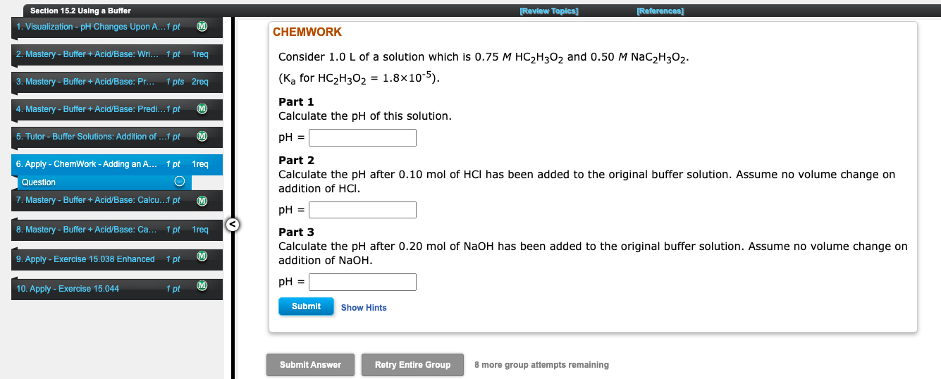 Solved [Review Toples) [References) Section 15.2 Using a | Chegg.com