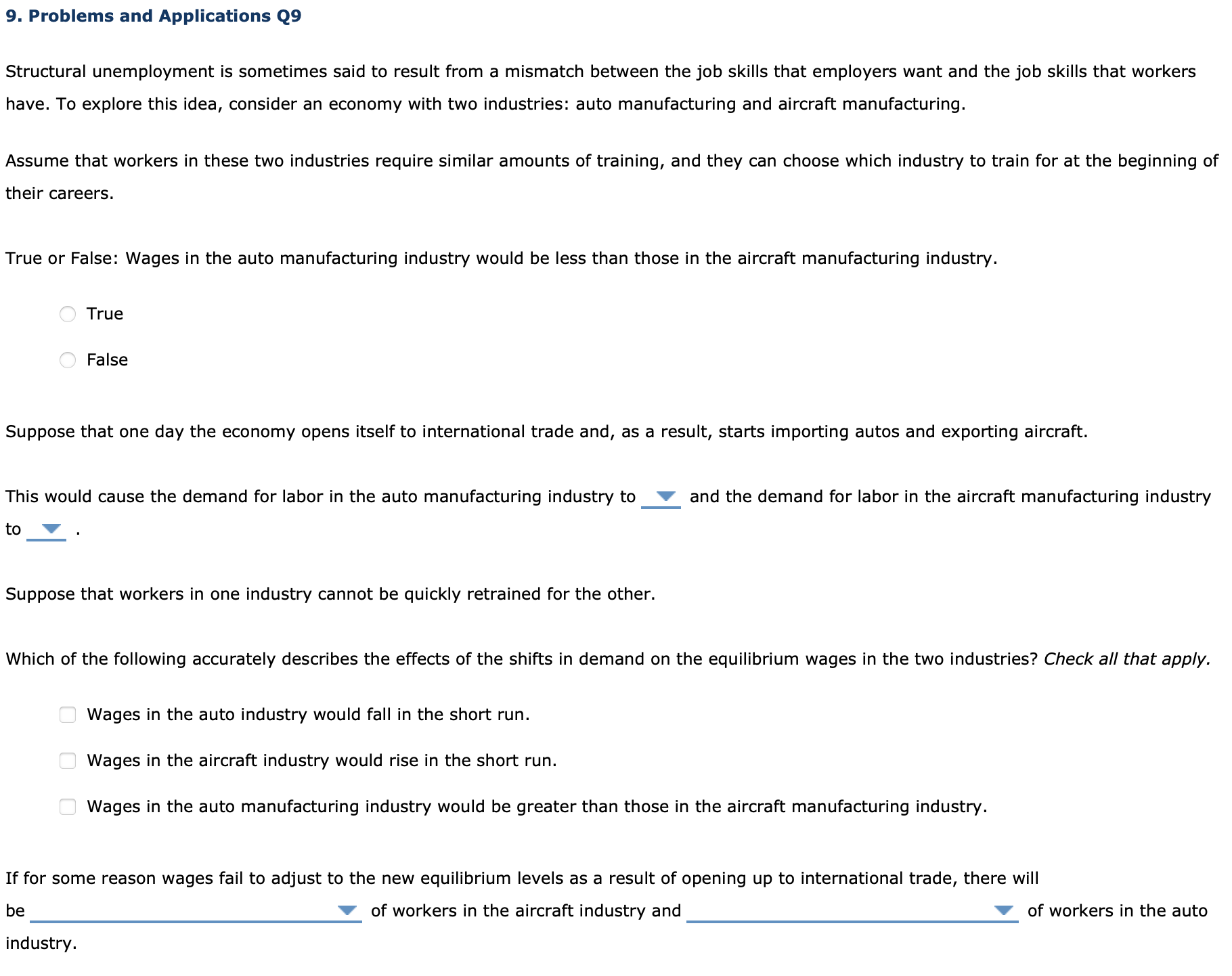 Solved Structural unemployment is sometimes said to result | Chegg.com