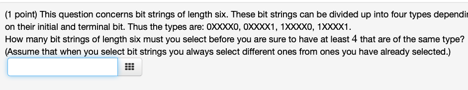 Solved This Question Concerns Bit Strings Of Length Six 7307