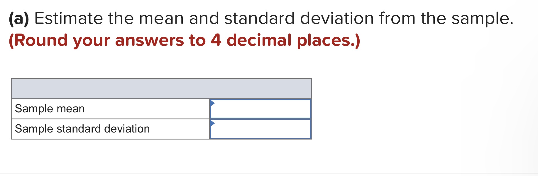 Solved (a) Estimate the mean and standard deviation from the | Chegg.com
