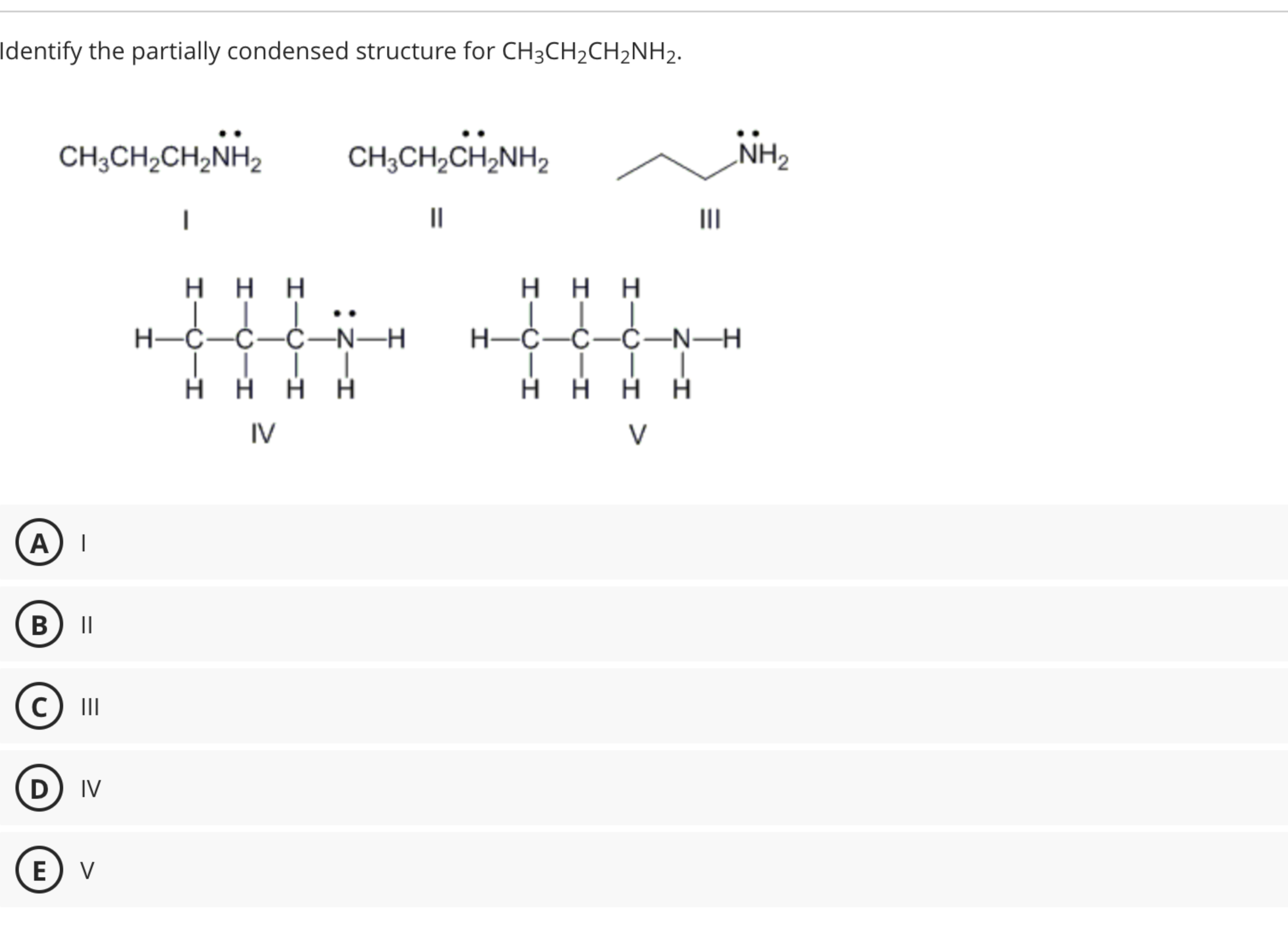 Solved Identify the partially condensed structure for | Chegg.com Solved Identify the partially condensed structure for | Chegg.com