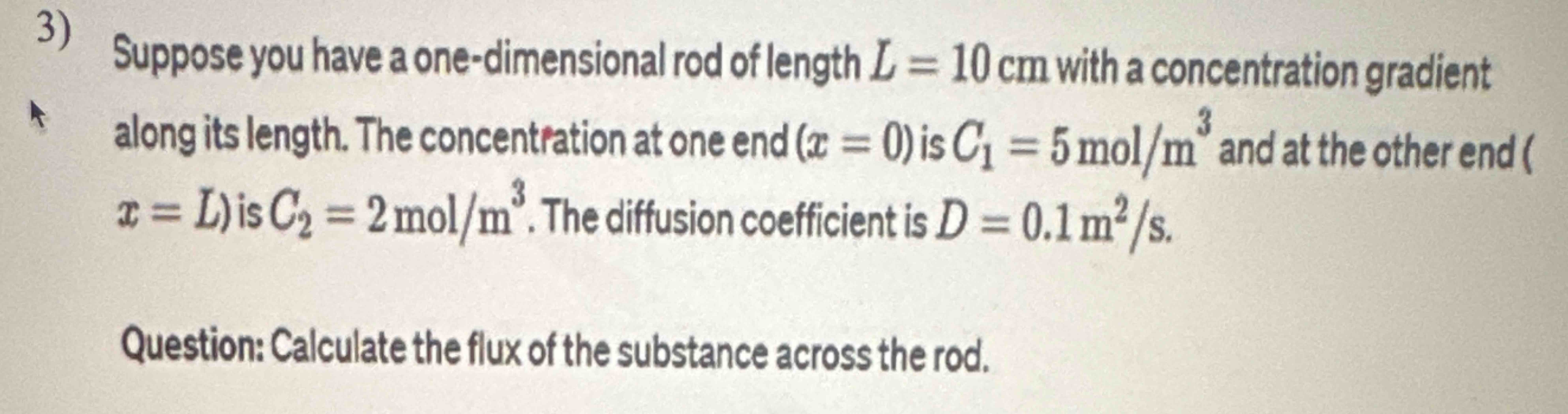 Solved Suppose you have a one-dimensional rod of length | Chegg.com