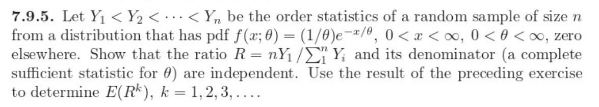 7.9.5. Let Yı | Chegg.com