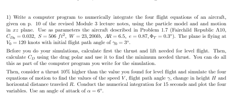 1 Write A Computer Program To Numerically Integrate 