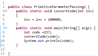 Solved 4 1 2 public class PrimitiveParameterPassingi { 30 | Chegg.com