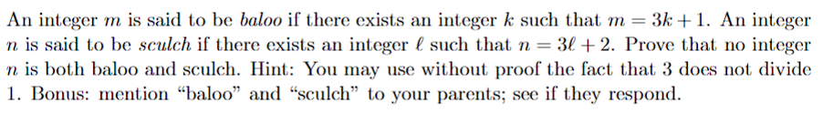 Solved An integer m is said to be baloo if there exists an | Chegg.com