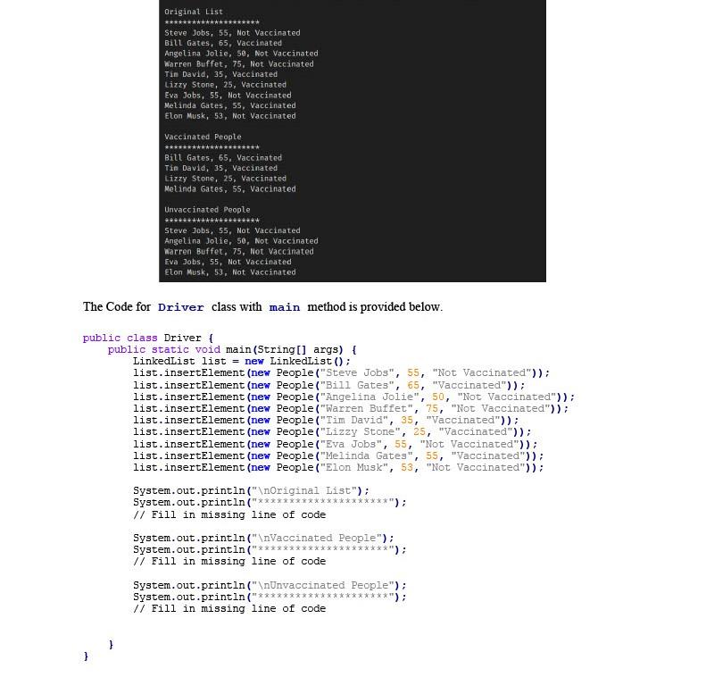 Solved Question In this exercise, you are provided a | Chegg.com