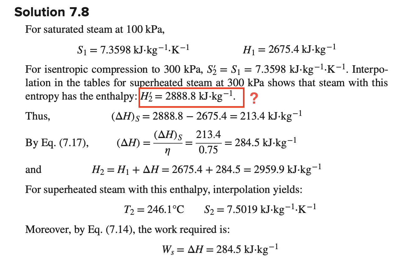 Solved For saturated steam at 100kPa, S1=7.3598 | Chegg.com