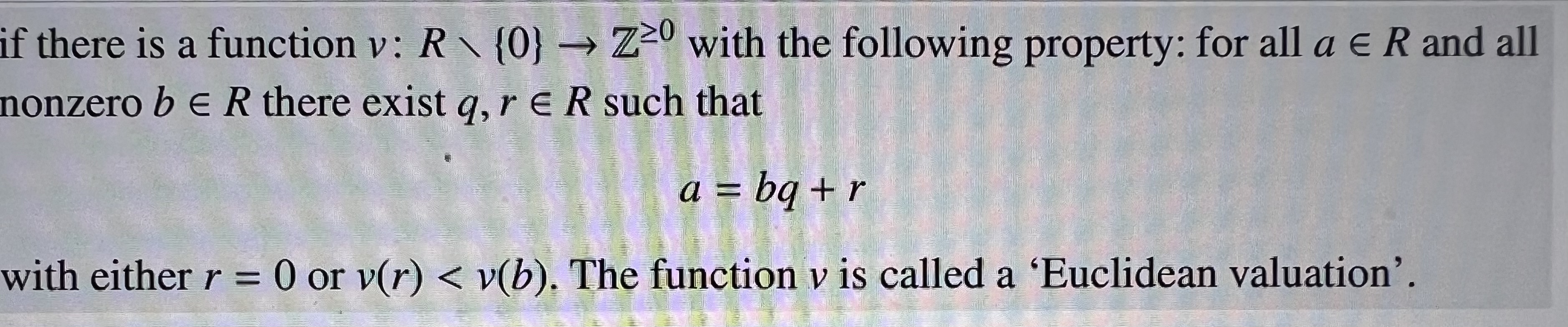 Solved definition 6.24 Let R be an integral domain. We say | Chegg.com