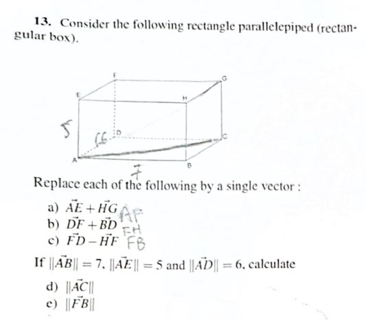 Solved 13. Consider the following rectangle parallelepiped | Chegg.com
