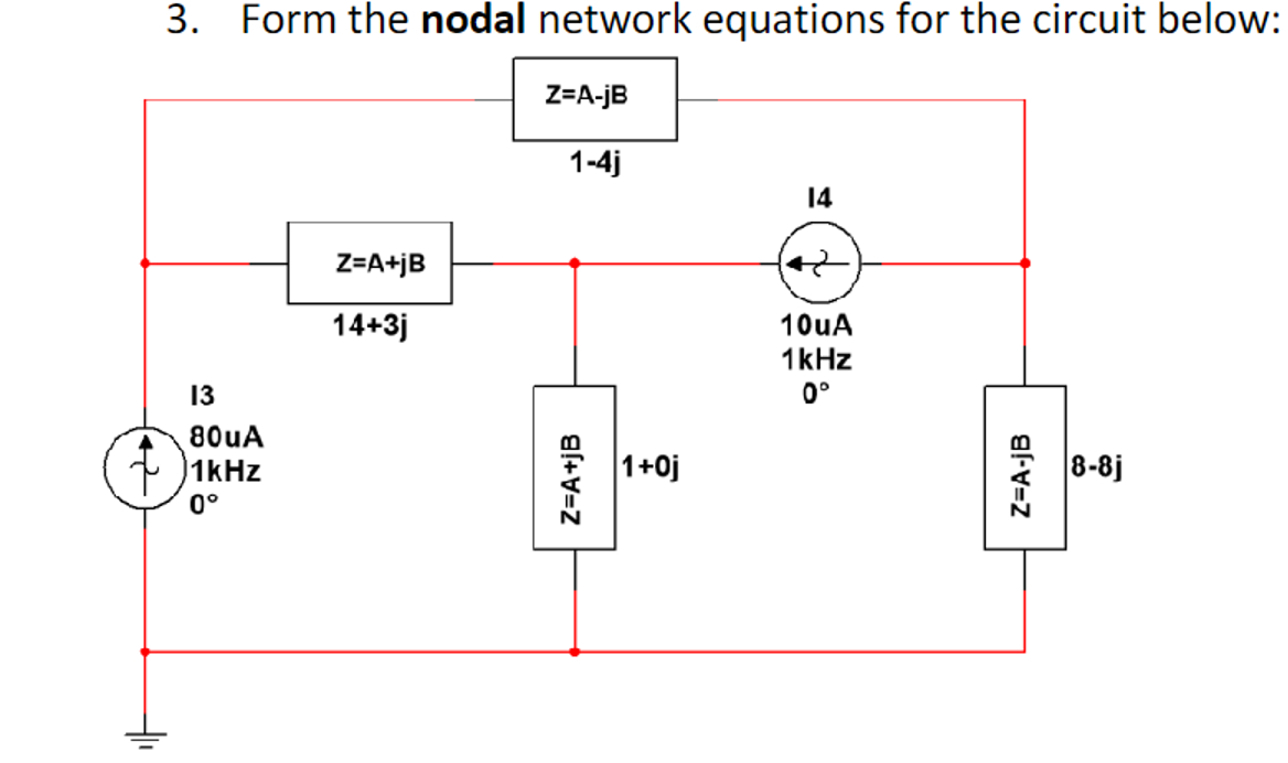 Solved Form the nodal network equations for the circuit | Chegg.com