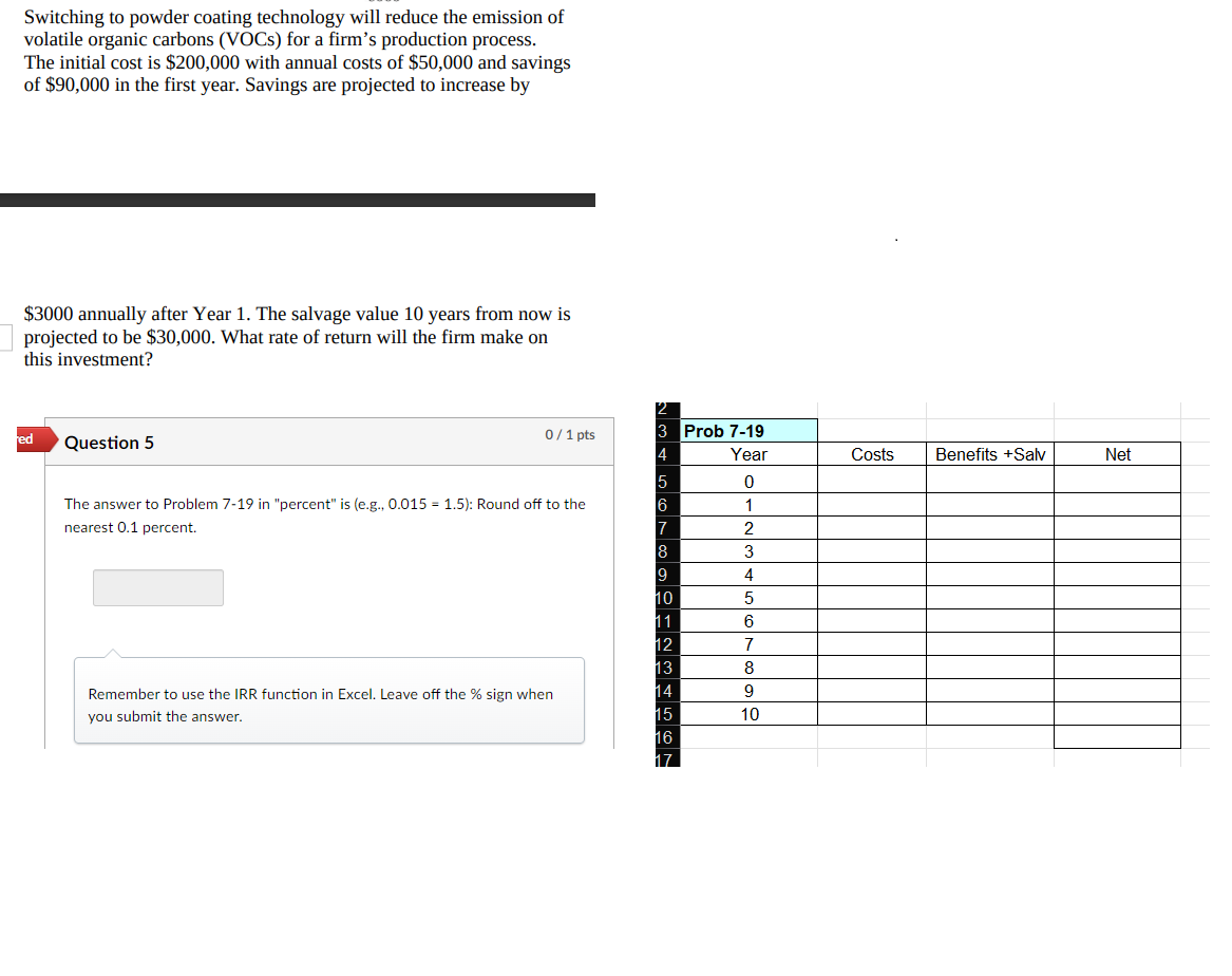 Solved I give upvote. Please SOLVE USING EXCEL: ALSO FILL IN | Chegg.com