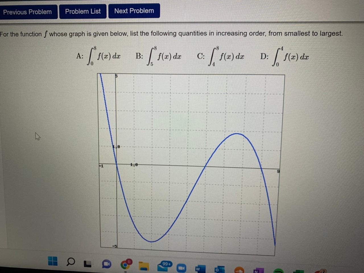 Solved Previous Problem Problem List Next Problem For the | Chegg.com
