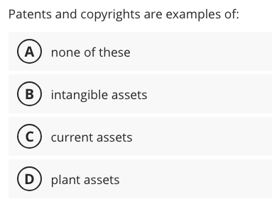 Solved Patents and copyrights are examples of:(A) ﻿none of | Chegg.com