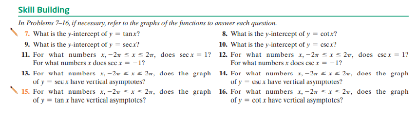 Solved Skill Building In Problems 7-16, if necessary, refer | Chegg.com