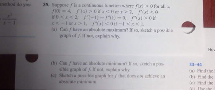 Solved Suppose f is a continuous function where f(x) > 0 for | Chegg.com