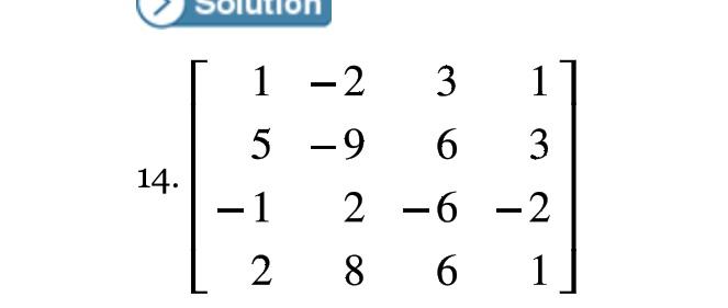 Solved In Exercises 9–14, evaluate the determinant of the | Chegg.com