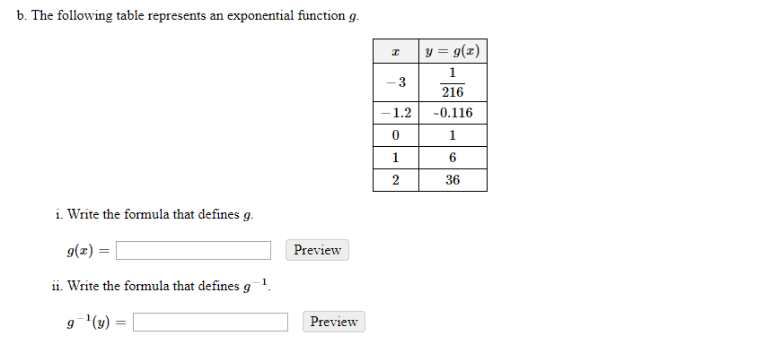 Solved a. The following graph represents an exponential | Chegg.com Solved a. The following graph represents an exponential | Chegg.com