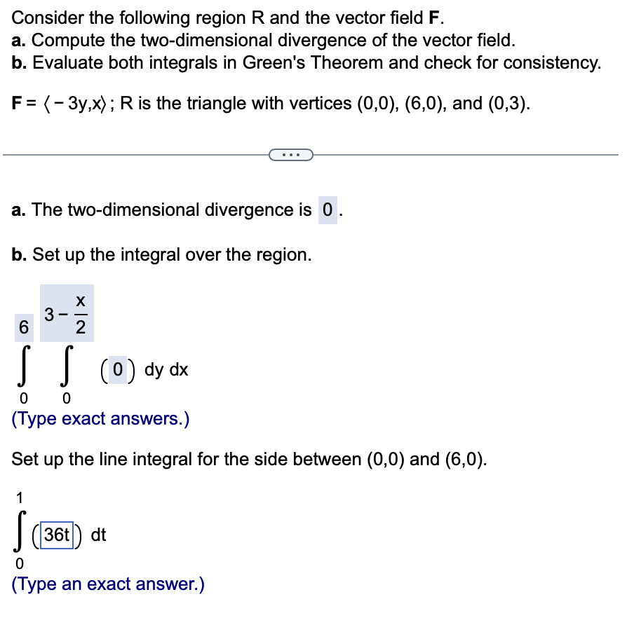 Solved Consider the following region R and the vector field | Chegg.com