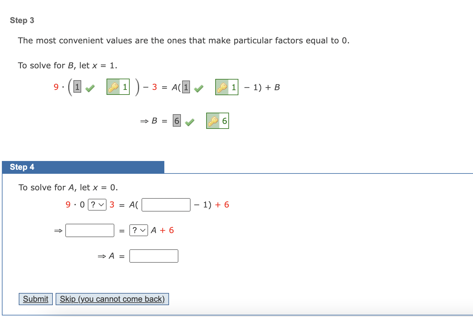 Solved Tutorial Exercise Use partial fractions to find the | Chegg.com