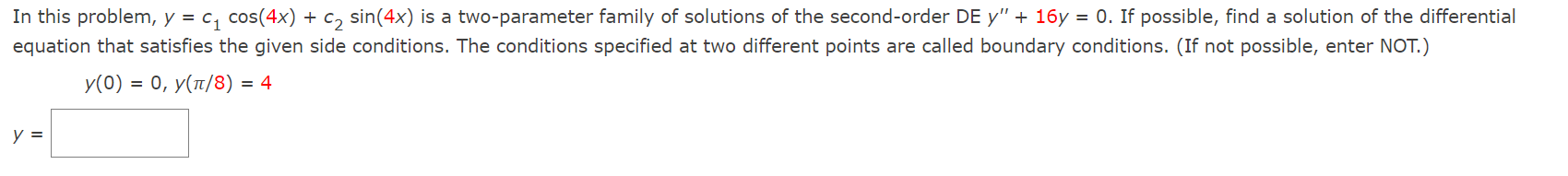 Solved In this problem, x = (y cost + c2 sin t is a | Chegg.com