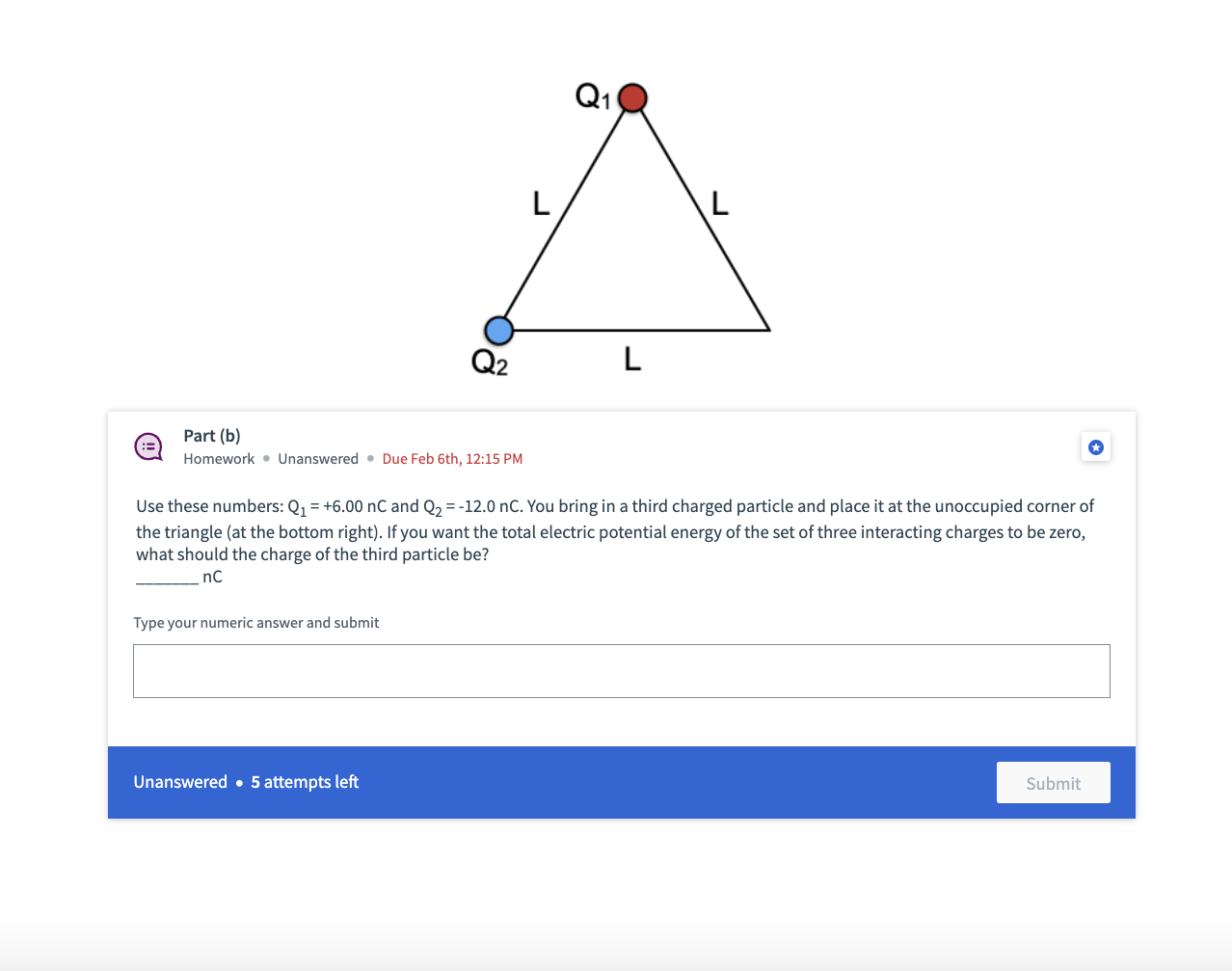 Solved Part Bhomework unanswered due Feb 6th 1215 0257